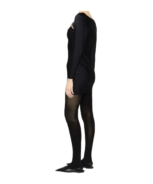 Coperni Twisted Cut-out Long Sleeve Mini Dress