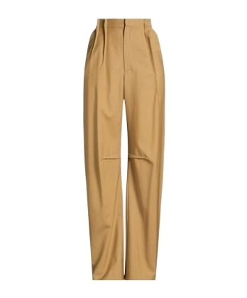 MAISON MARGIELA High-waisted Wide-leg Tailored Trousers - Nude
