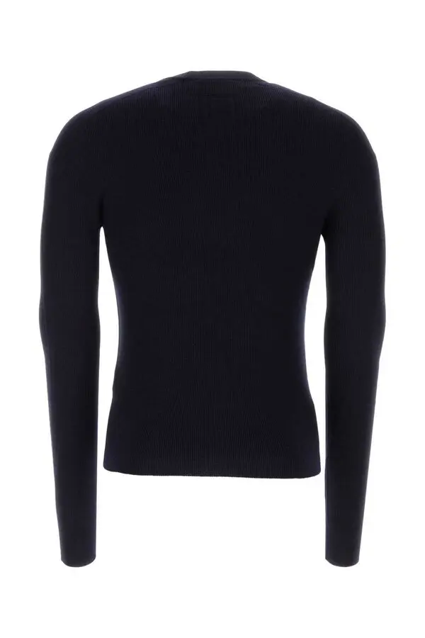 Balmain Logo Patch Knitted Jumper