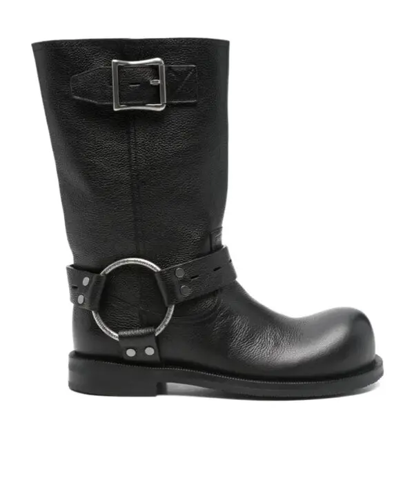 Martine Rose Biker Boots With O-ring Detail