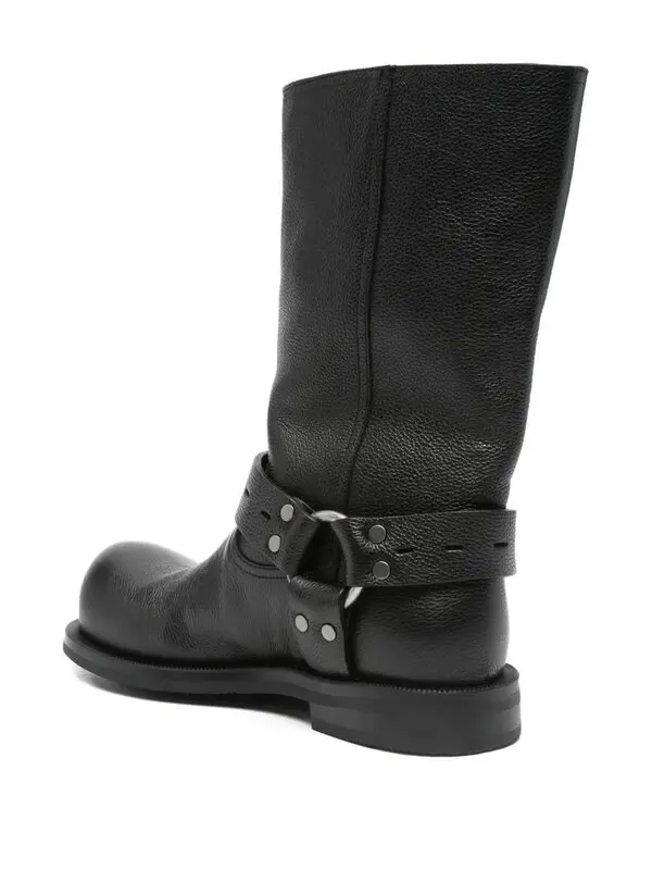 Martine Rose Biker Boots With O-ring Detail