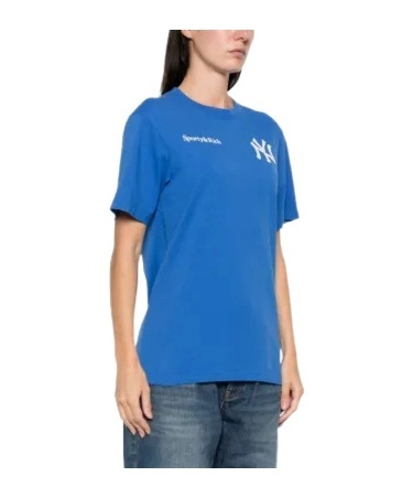 SPORTY  RICH Sporty & Rich New York Yankees Crewneck T-shirt