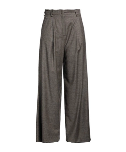 Max Mara Houndstooth Flannel Wide-leg Trousers