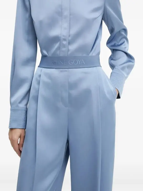 Stine Goya Pleated Wide-leg Trousers