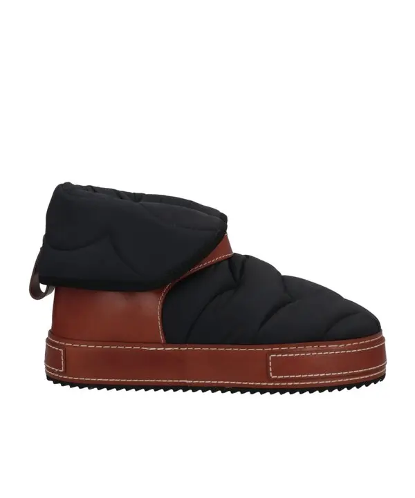 Chloé Two-tone Spliced Quilted Ankle Boots