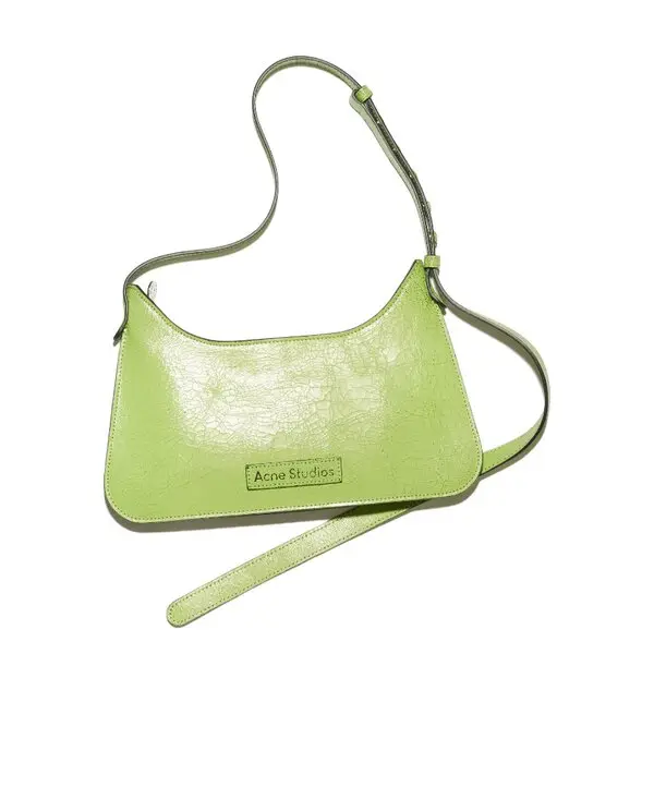 Acne Studios Cracked Leather Shoulder Bag