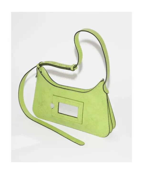 Acne Studios Cracked Leather Shoulder Bag