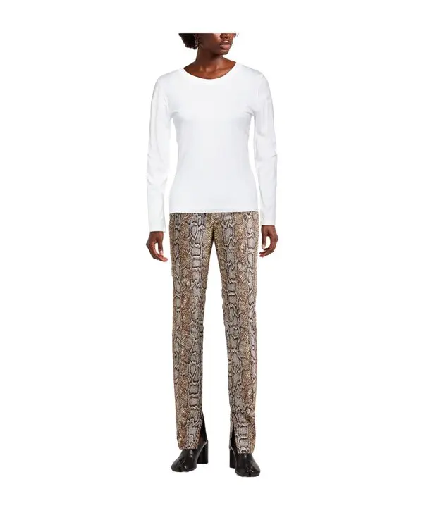 GANNI Solid Long-sleeve T-shirt