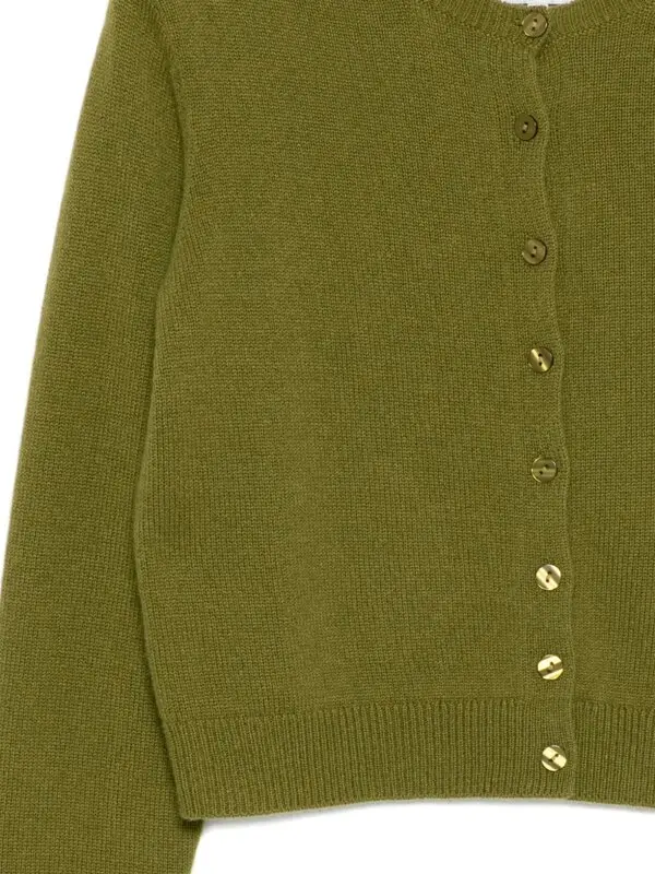 REFORMATION Clara Cardigan - Khaki Green