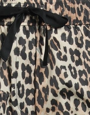 GANNI Leopard Print Cargo Trousers