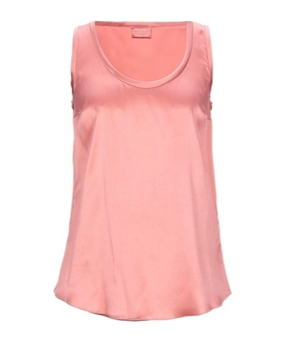 Brunello Cucinelli Solid Satin Sleeveless Top