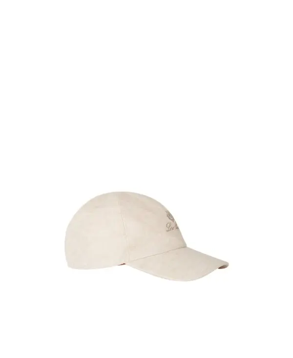 Loro Piana Baseball Cap With Logo Detail - Nude