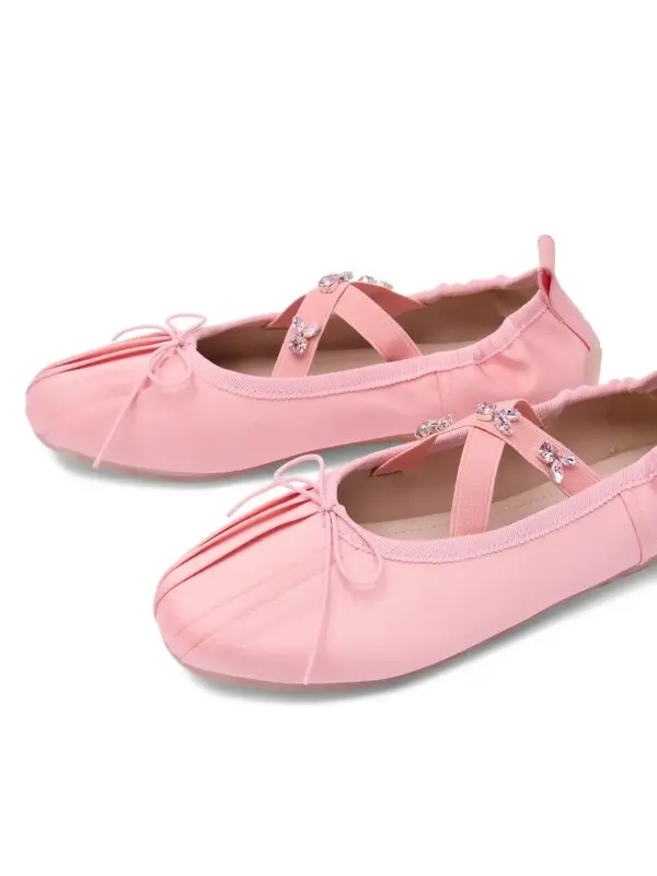Simone Rocha Grip Ballerina Flats - Pink