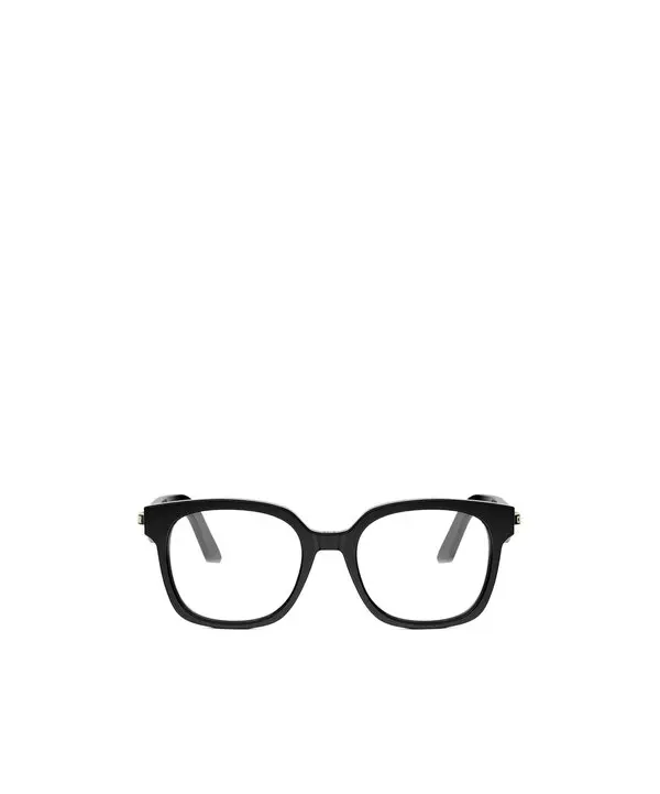 Dior Square Frame Eyeglasses - Black