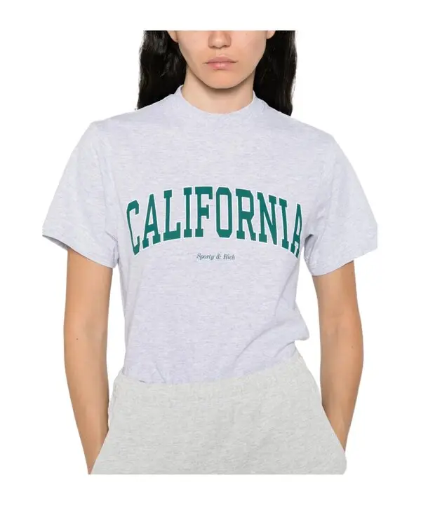 SPORTY  RICH Sporty & Rich Stretch Cotton T-shirt