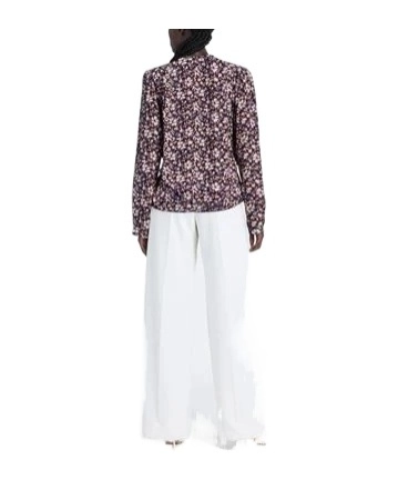 Isabel Marant Étoile V-neck Cropped Long-sleeve Top