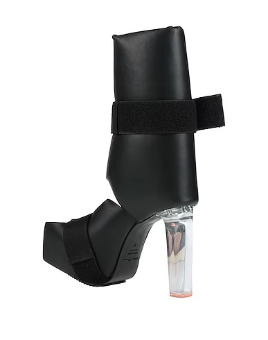 Rick Owens Leather Platform Boots