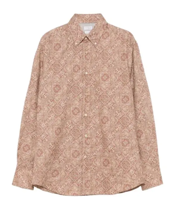 Brunello Cucinelli Paisley-print Shirt