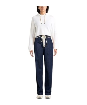 Sportmax Denim Straight-leg Trousers