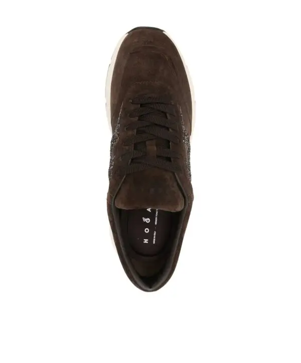 Hogan Glitter Logo Trainers