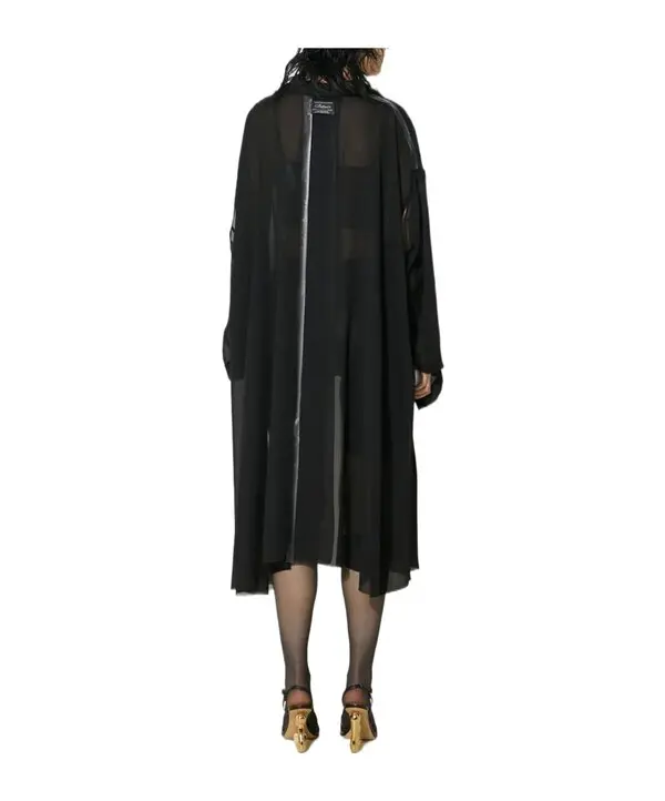 Undercover Asymmetrical V-neck Cape Top