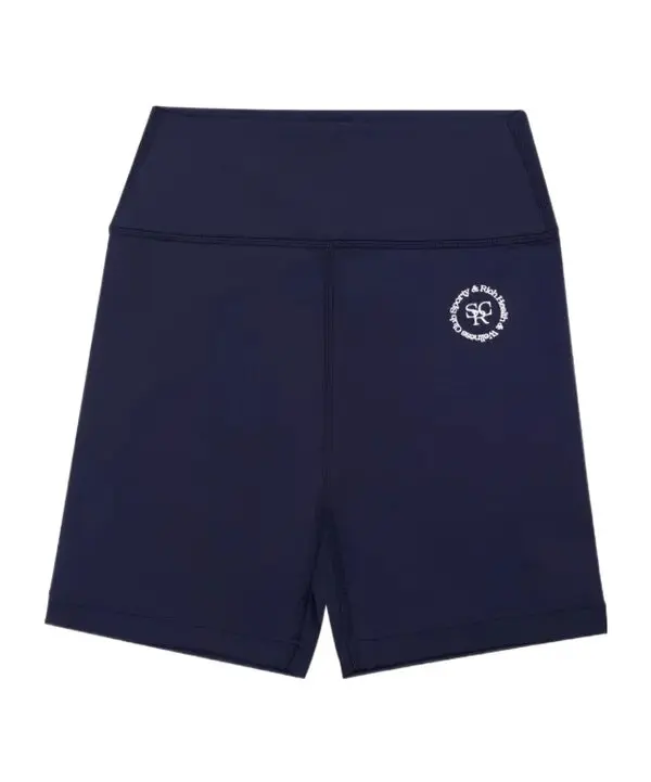 SPORTY  RICH Sporty & Rich Logo Print Cycling Shorts