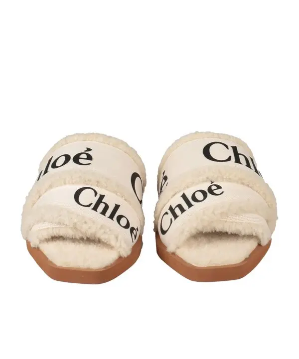 Chloé Teddy Fleece Slippers