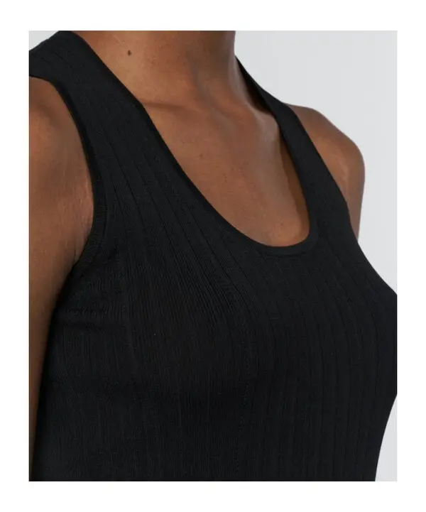 JOSEPH Keyhole Ribbed Knit Top