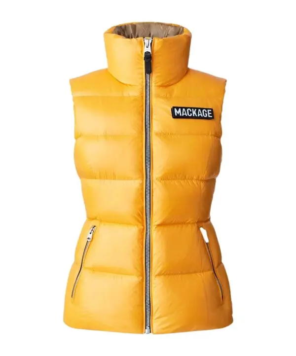 Mackage Chaya Gilet - Sunset Yellow