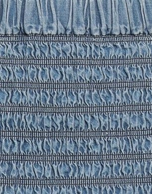 Isabel Marant Étoile Denim Mini Skirt With Ruffle Hem - Blue