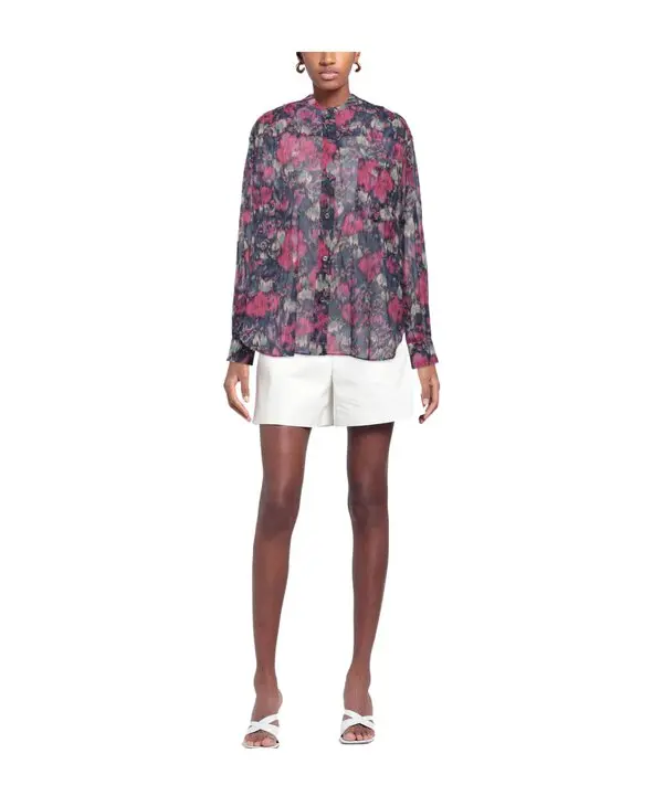 Isabel Marant Étoile Multi-color Woven Long-sleeve Shirt
