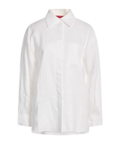 MAXCO. Max&co. Linen Classic Collar Shirt