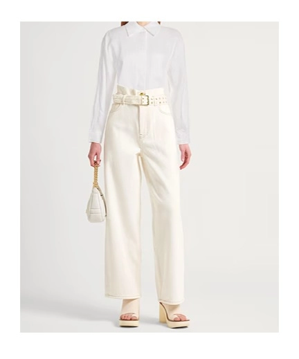 MAXCO. Max&co. Linen Classic Collar Shirt