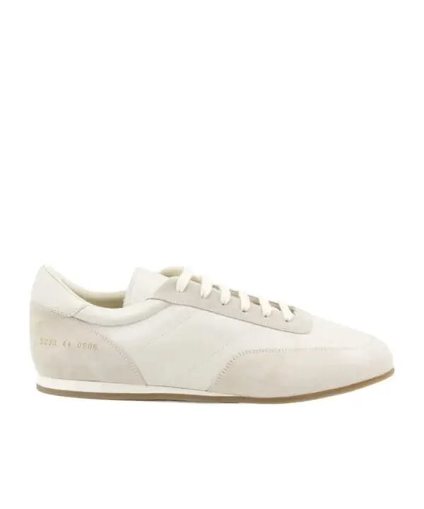 COMMON PROJECTS Leather Suede Sneakers - White