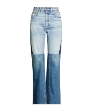 Chloé High-waisted Color-blocked Flared Jeans