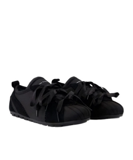 Simone Rocha Ballerina Grip Satin-bow Ballerina Sneakers