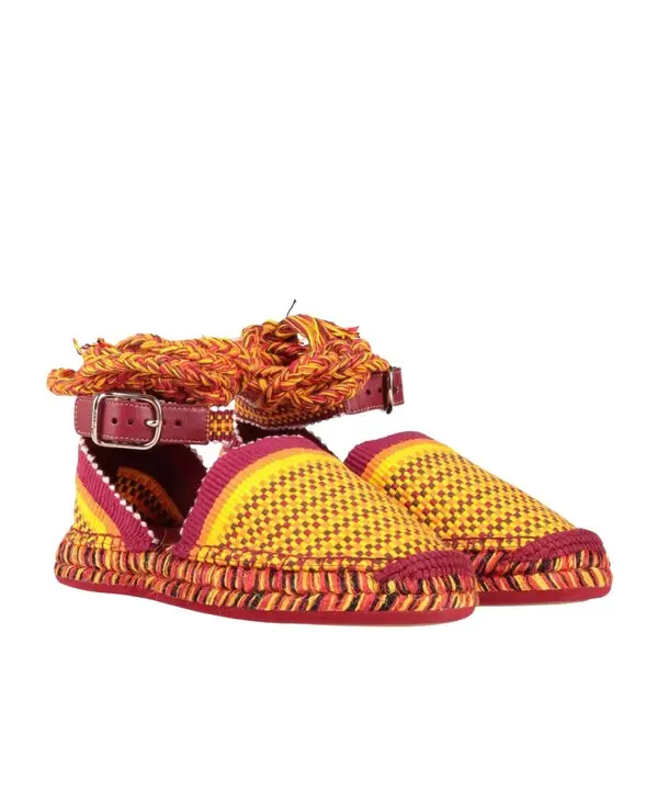 Chloé Espadrille Sandals With Tie Fastening