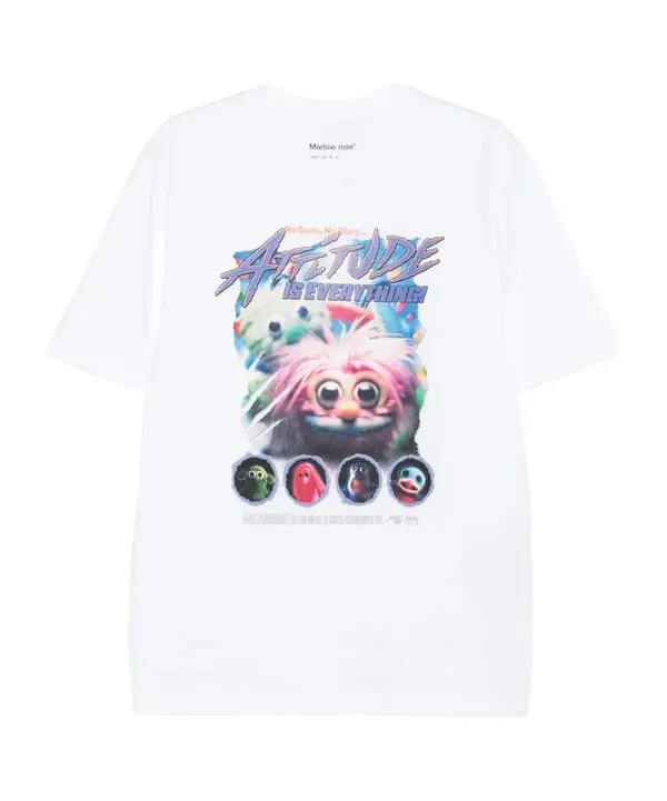 Martine Rose Graphic-print Cotton T-shirt