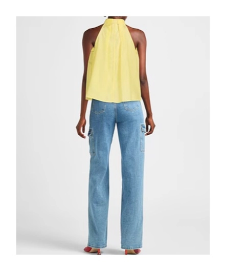 MAXCO. Max&co. Sleeveless Poplin Voile Shirt