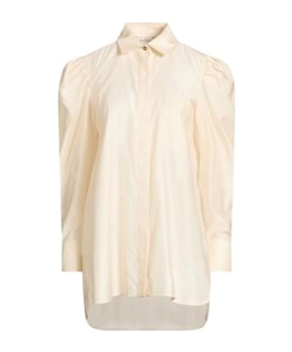 Max Mara Long Sleeve Collared Shirt - Nude