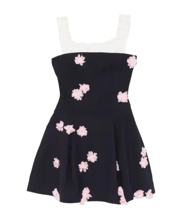 Stine Goya Ruffled Floral Mini Dress