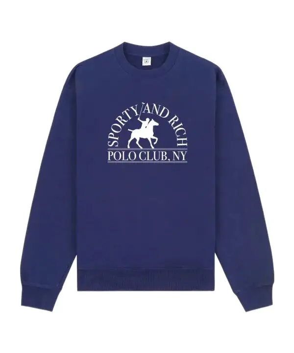 SPORTY  RICH Sporty & Rich Cotton Sweatshirt