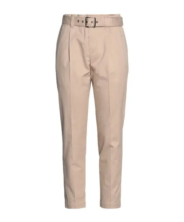 Brunello Cucinelli Belted Tapered Twill Trousers