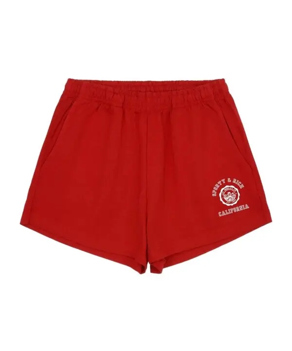 SPORTY  RICH Sporty & Rich Elasticated Logo Shorts