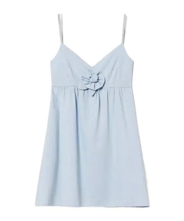 TWINSET Floral-appliqué Sundress - White