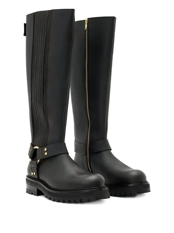 ALLSAINTS 450mm Maddie Leather Boots