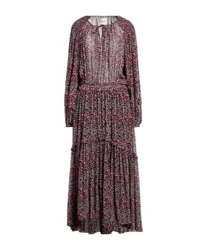 Isabel Marant Étoile Floral Print Long-sleeve Dress - Black