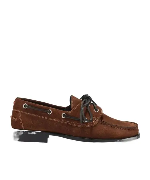 AeydĒ Harris Lace-up Suede Loafers