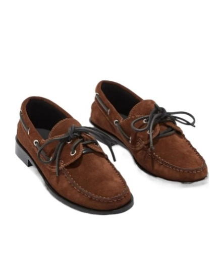 AeydĒ Harris Lace-up Suede Loafers