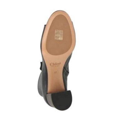 Chloé Minimal Open-toe Block-heel Ankle Boots